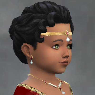 TSM Circlet with Pearl - with matching earrings and necklace - The Sims ...
