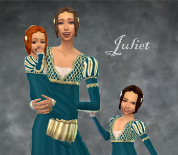 Sherabhim’s Juliet Dress Redux for All Ages - The Sims 4 Create a Sim ...