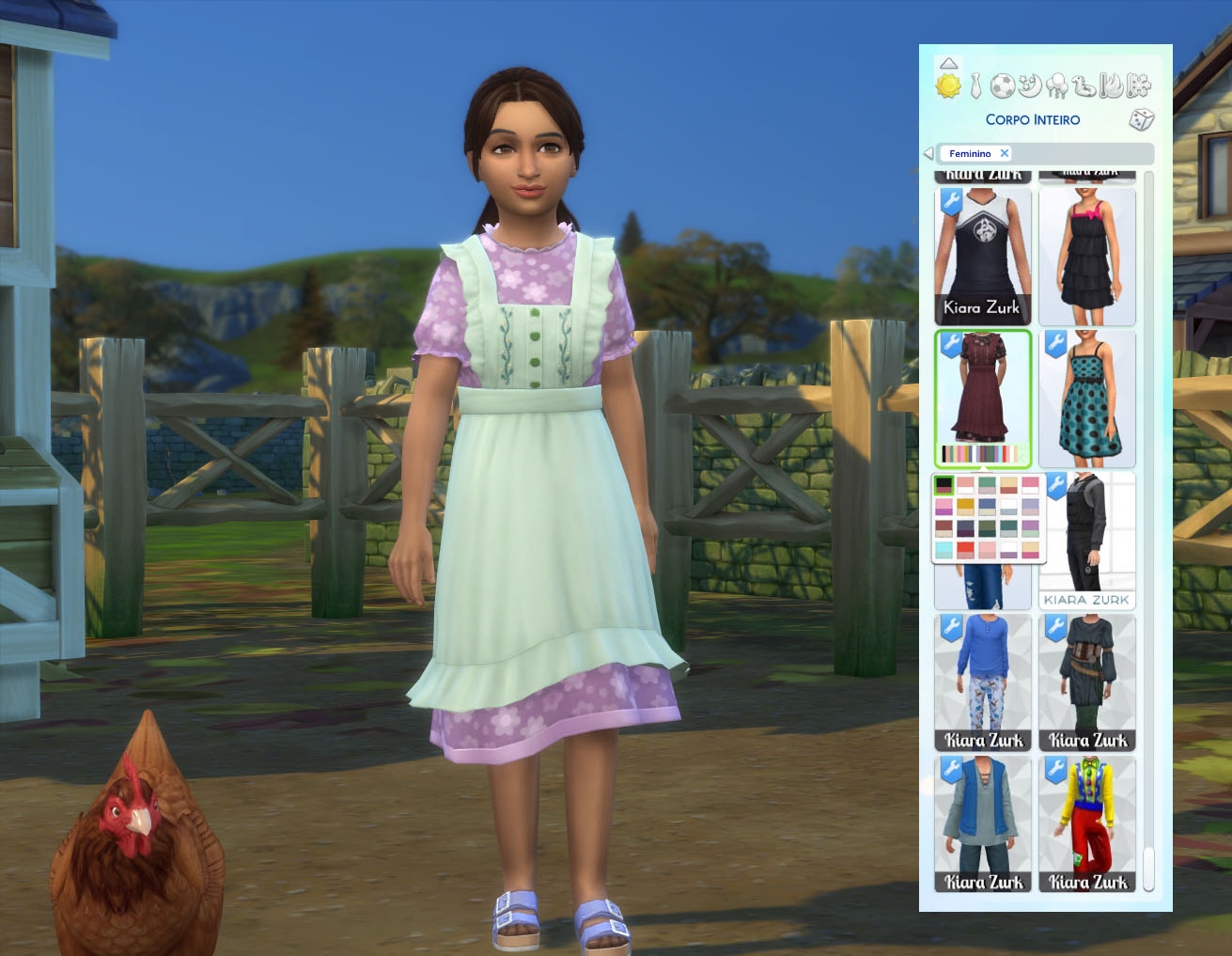 Apron Dress Conversion - Screenshots - The Sims 4 Create a Sim - CurseForge