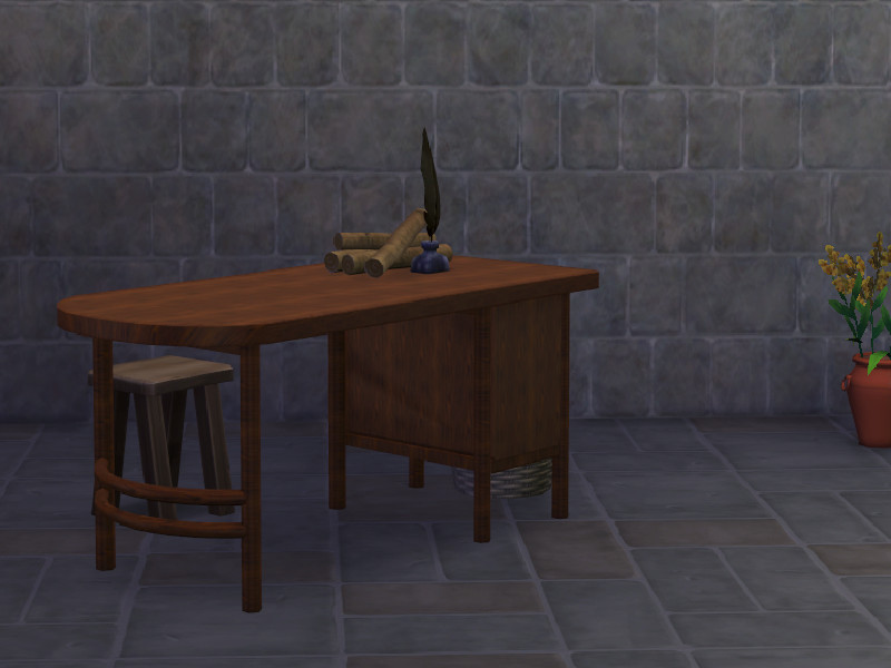 Manthos Lykeion Principal's desk - Gallery - The Sims 4 Build / Buy ...