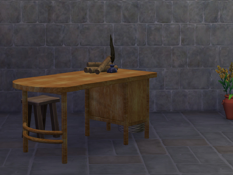 Manthos Lykeion Principal's desk - Gallery - The Sims 4 Build / Buy ...