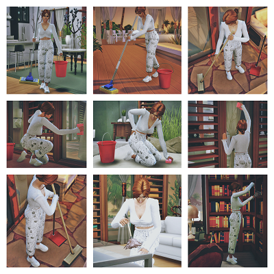 Cleaning Poses - Screenshots - The Sims 4 Mods - CurseForge