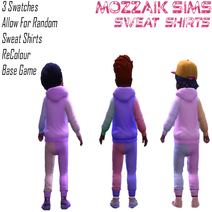 Sweat Shirt Toddler Multi Colored - The Sims 4 Create a Sim - CurseForge