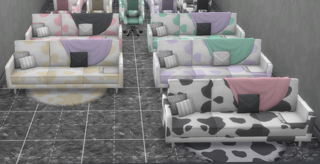 Cow Print DLC Recolors - The Sims 4 Build / Buy - CurseForge