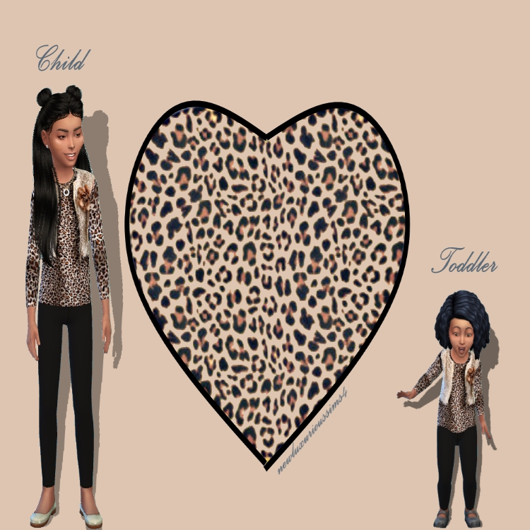 cutie Leopard - The Sims 4 Create a Sim - CurseForge