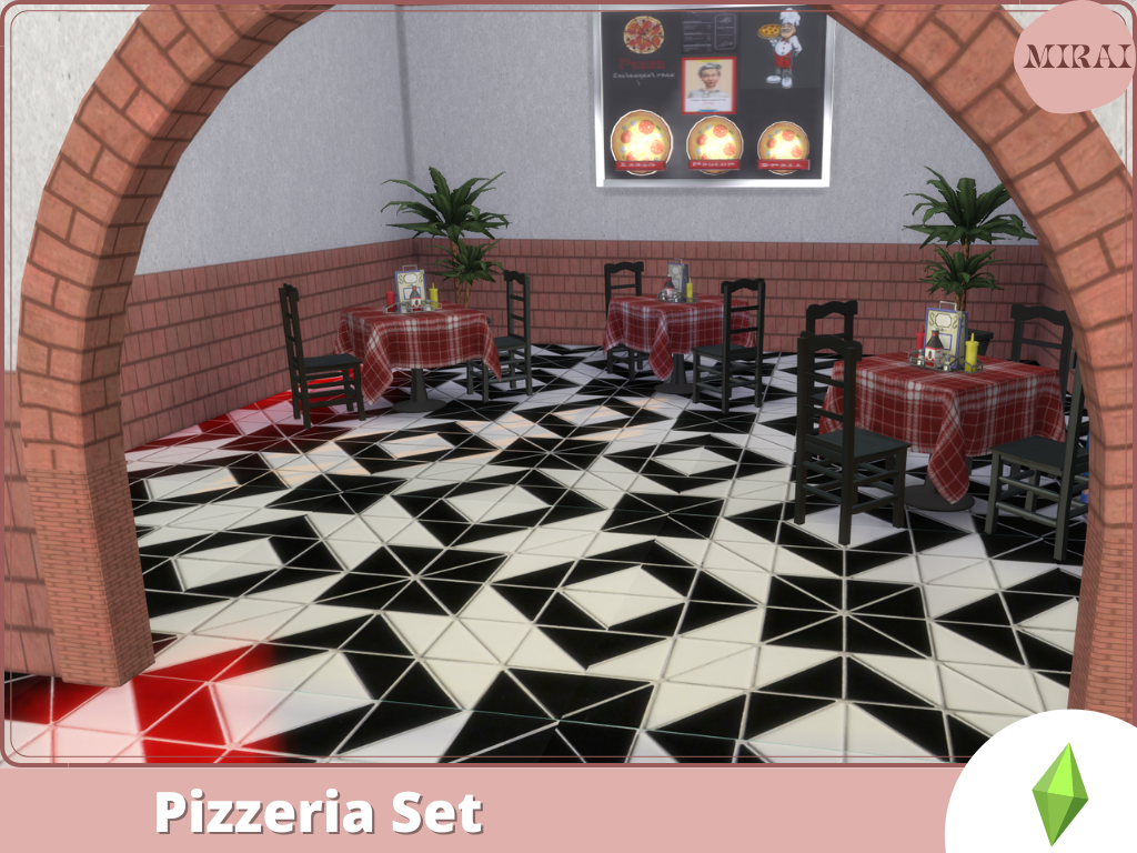 Pizzeria Set - The Sims 4 Build / Buy - CurseForge