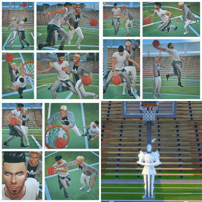 Couple pose ''Basketball'' - The Sims 4 Mods - CurseForge