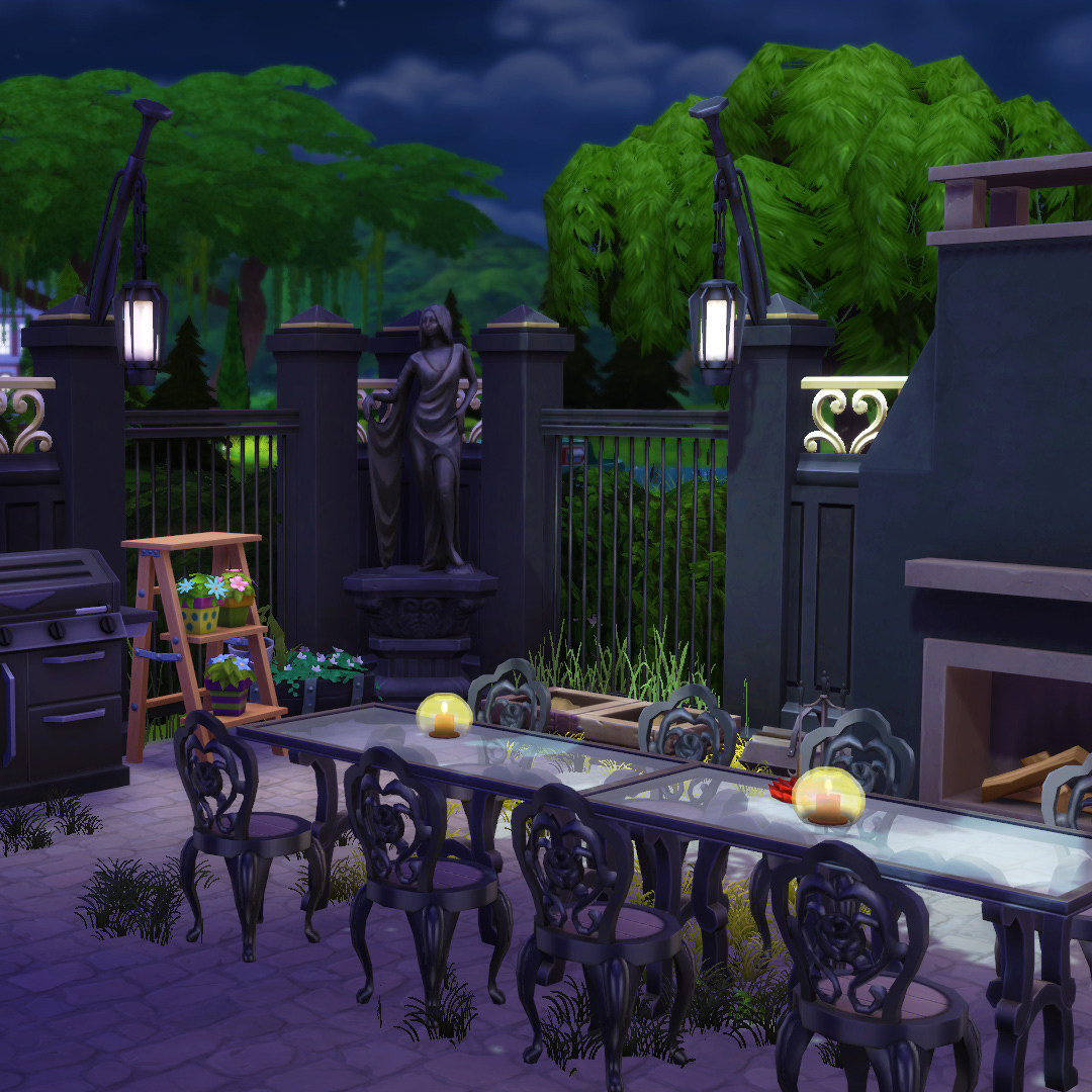 Ophelia Villa | Goth Manor Makeover - The Sims 4 Rooms / Lots - CurseForge