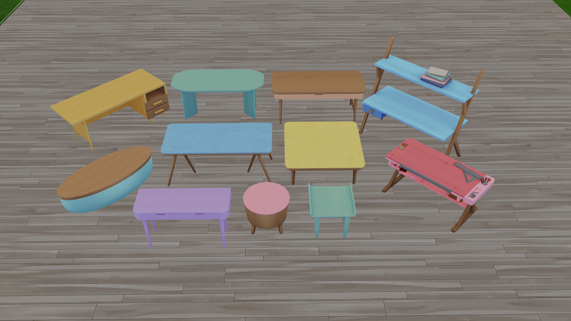 Dream Home Decorator Tables and Desks Recolor - Gallery - The Sims 4 ...