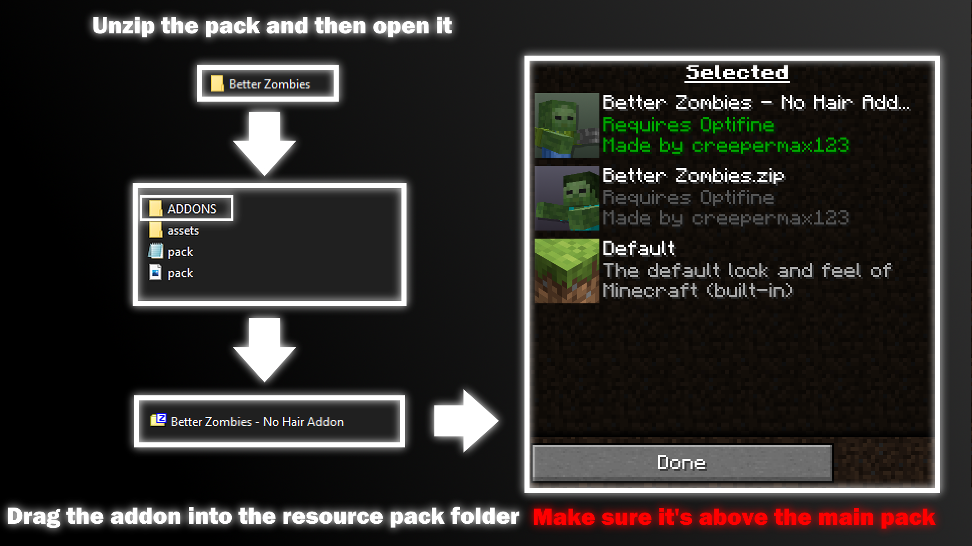 Better Zombies - Minecraft Resource Packs - CurseForge