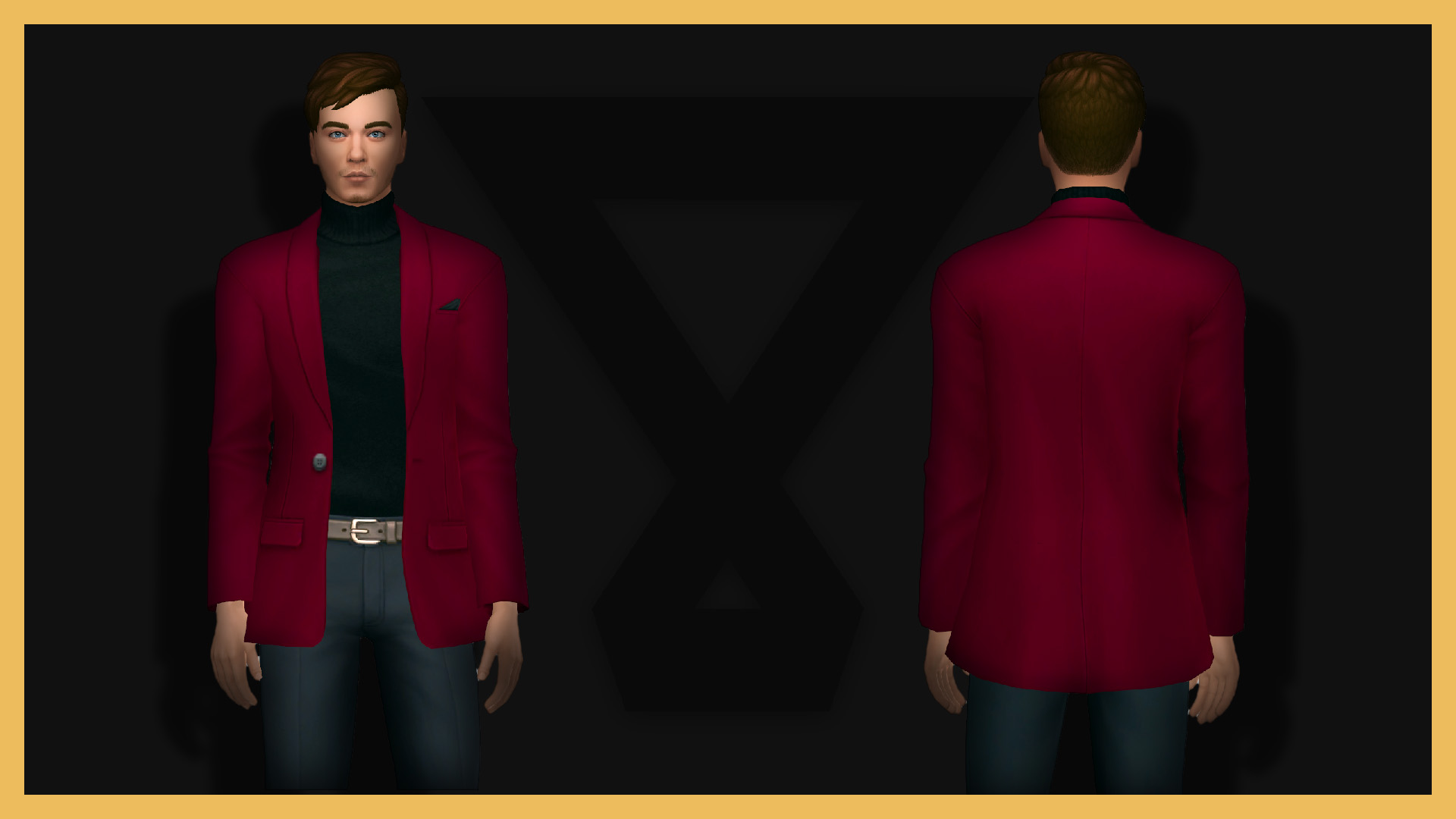 BLAZOR - jacket with turtleneck - The Sims 4 Create a Sim - CurseForge