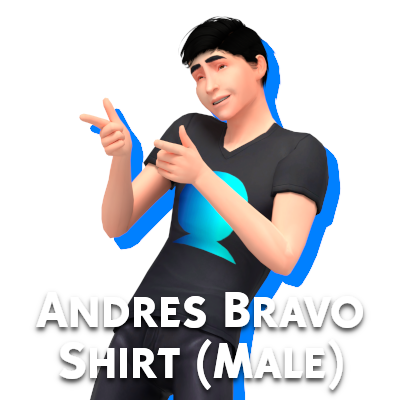 Andres Bravo Shirt (Male) - The Sims 4 Create a Sim - CurseForge