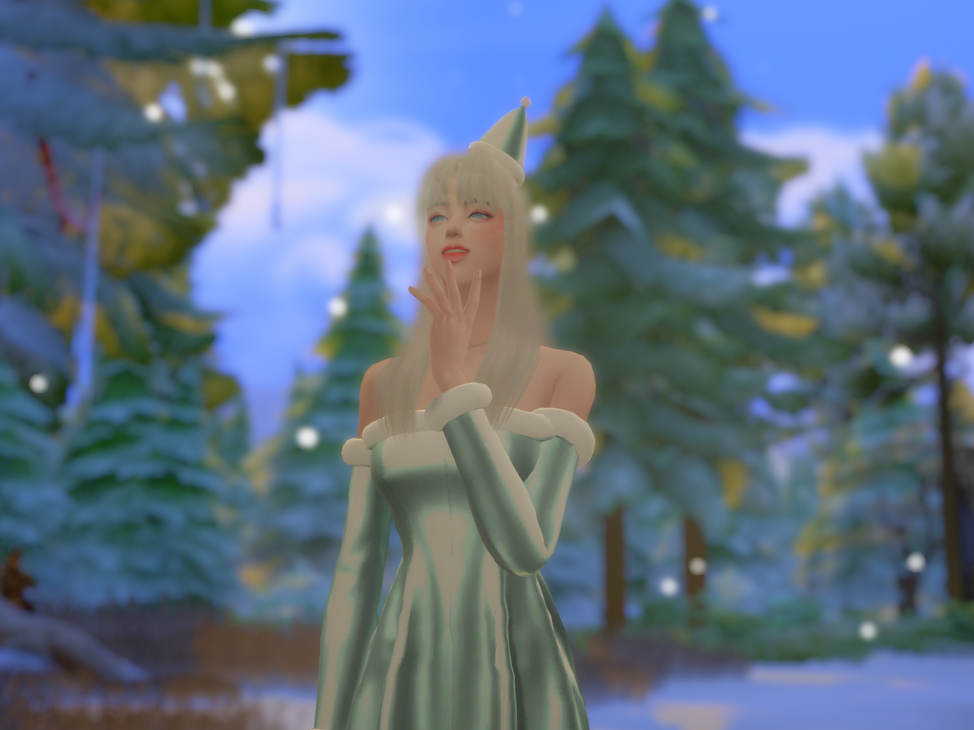 Christmas Santa Girl Costume - The Sims 4 Create a Sim - CurseForge