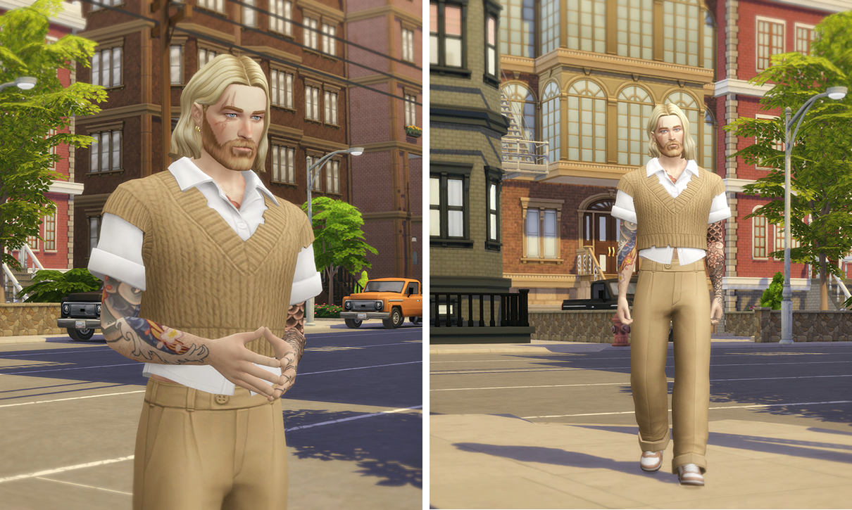 Download Cody Knit & Trousers Set - Urban City - The Sims 4 Mods ...