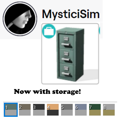File Cabinet Extraordinnaire with Inventory - The Sims 4 Build / Buy ...