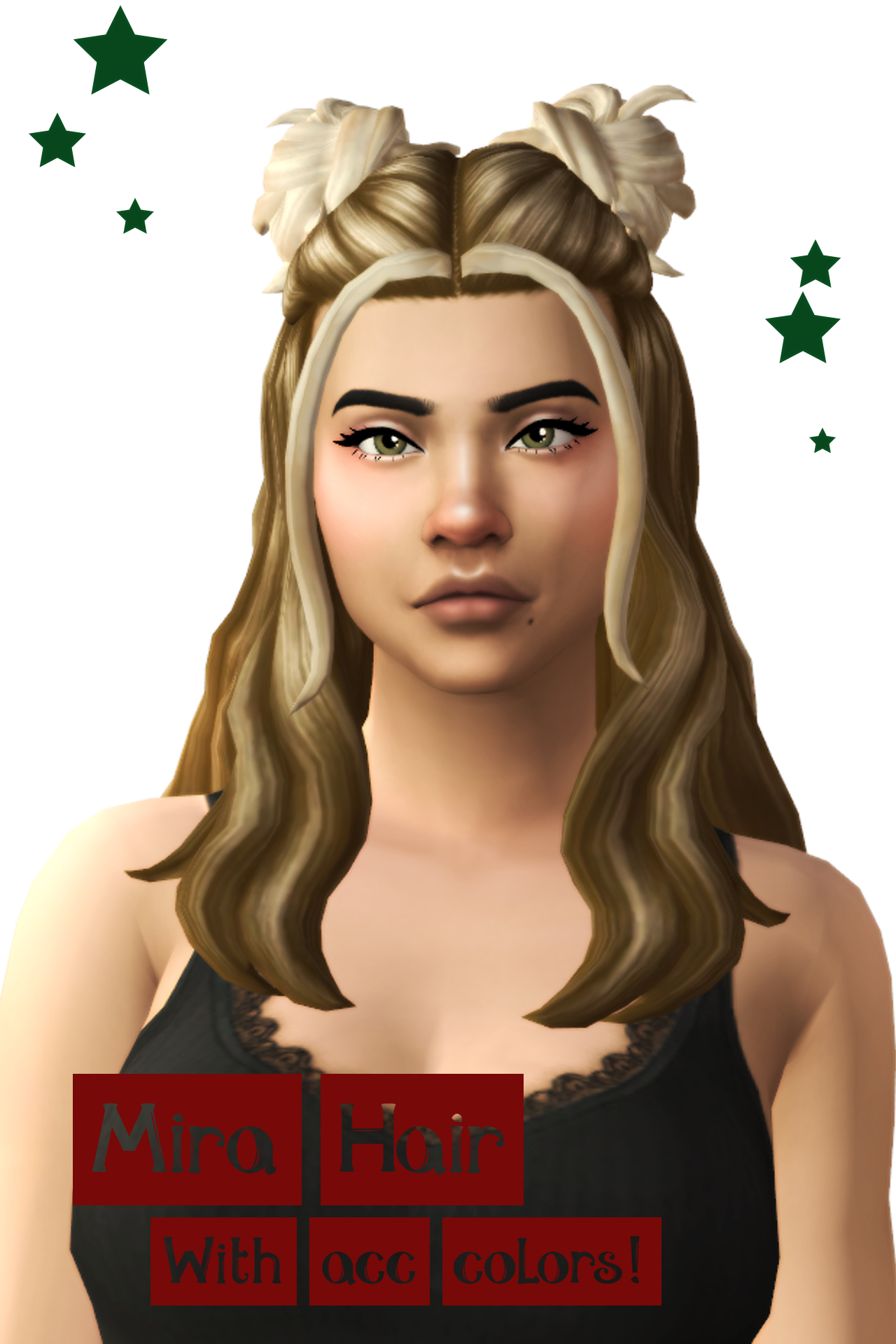 Mira Hair - The Sims 4 Create a Sim - CurseForge