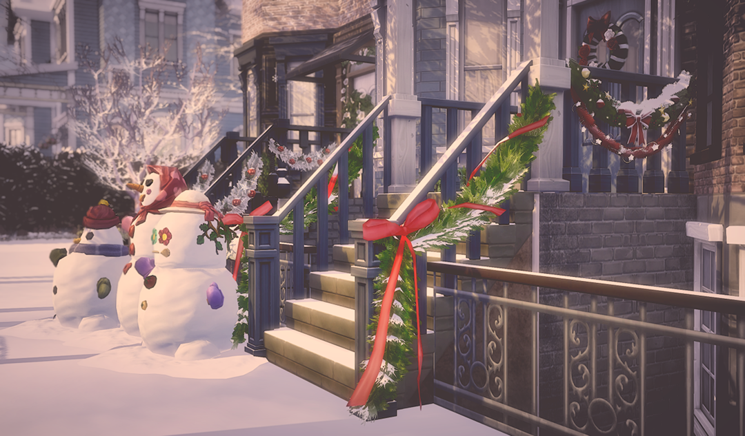 Holiday Garlands for Staircase Rail - Gallery - The Sims 4 Build / Buy ...