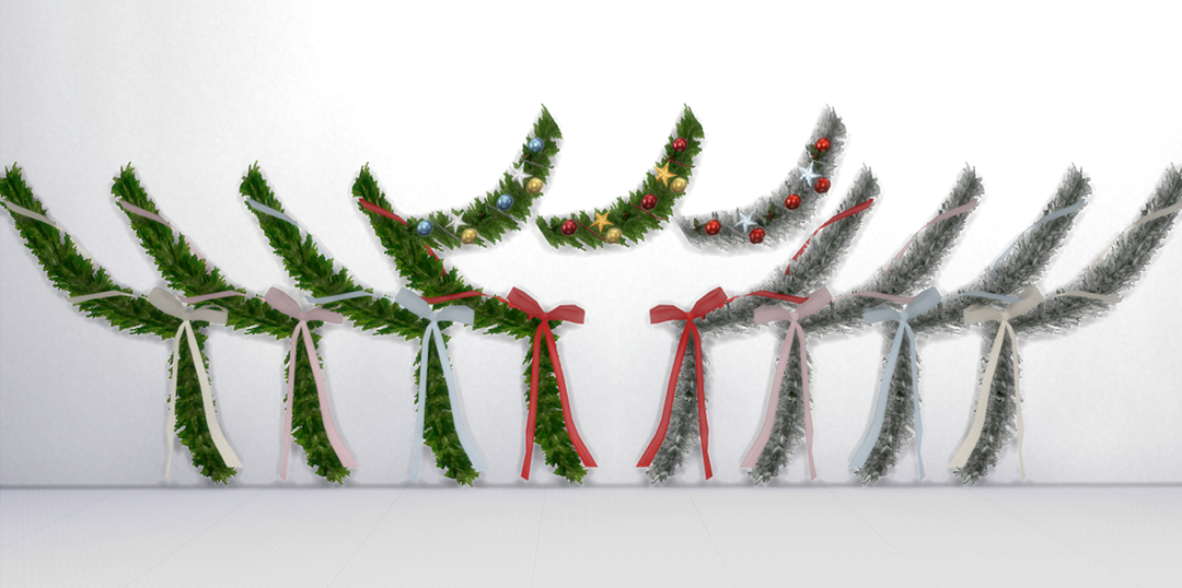 Holiday Garlands for Staircase Rail - The Sims 4 Build / Buy - CurseForge
