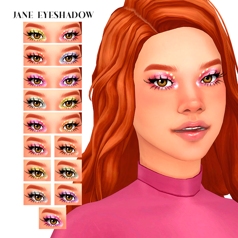 Jane Eyeshadow - Gallery - The Sims 4 Create a Sim - CurseForge