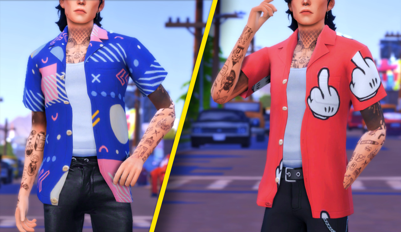 Machete Shirt - The Sims 4 Create a Sim - CurseForge