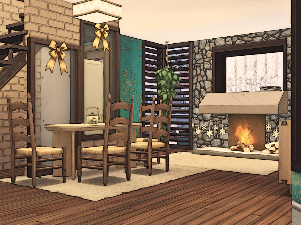 Gingerbread Pretzel | noCC - The Sims 4 Rooms / Lots - CurseForge