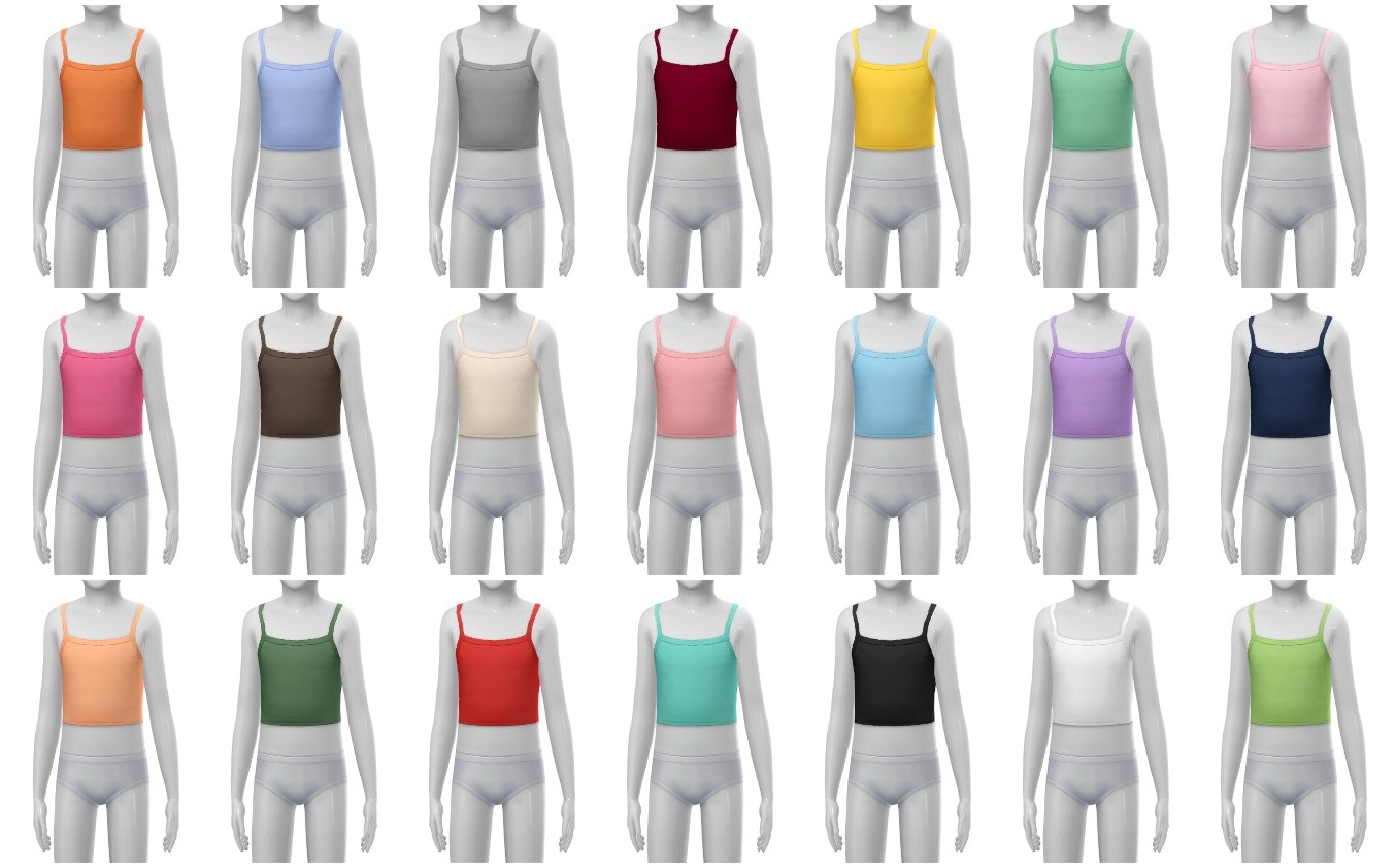 JANE - kids top - The Sims 4 Create a Sim - CurseForge