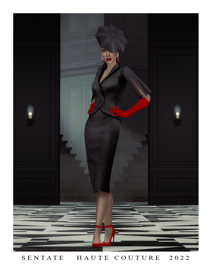 Narcissa Suit - Haute Couture 2022 Collection - The Sims 4 Create a Sim ...
