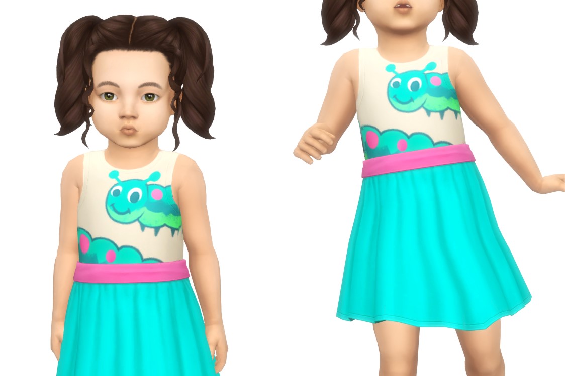JENNY - toddler dress - The Sims 4 Create a Sim - CurseForge