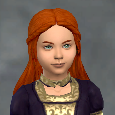 TSM Aristocratic Long Braid for All Ages + Overlay - The Sims 4 Create ...