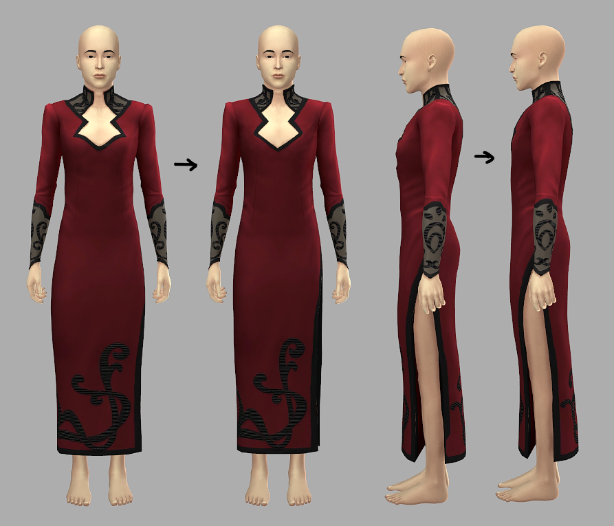 Morgyn Dress - The Sims 4 Create a Sim - CurseForge
