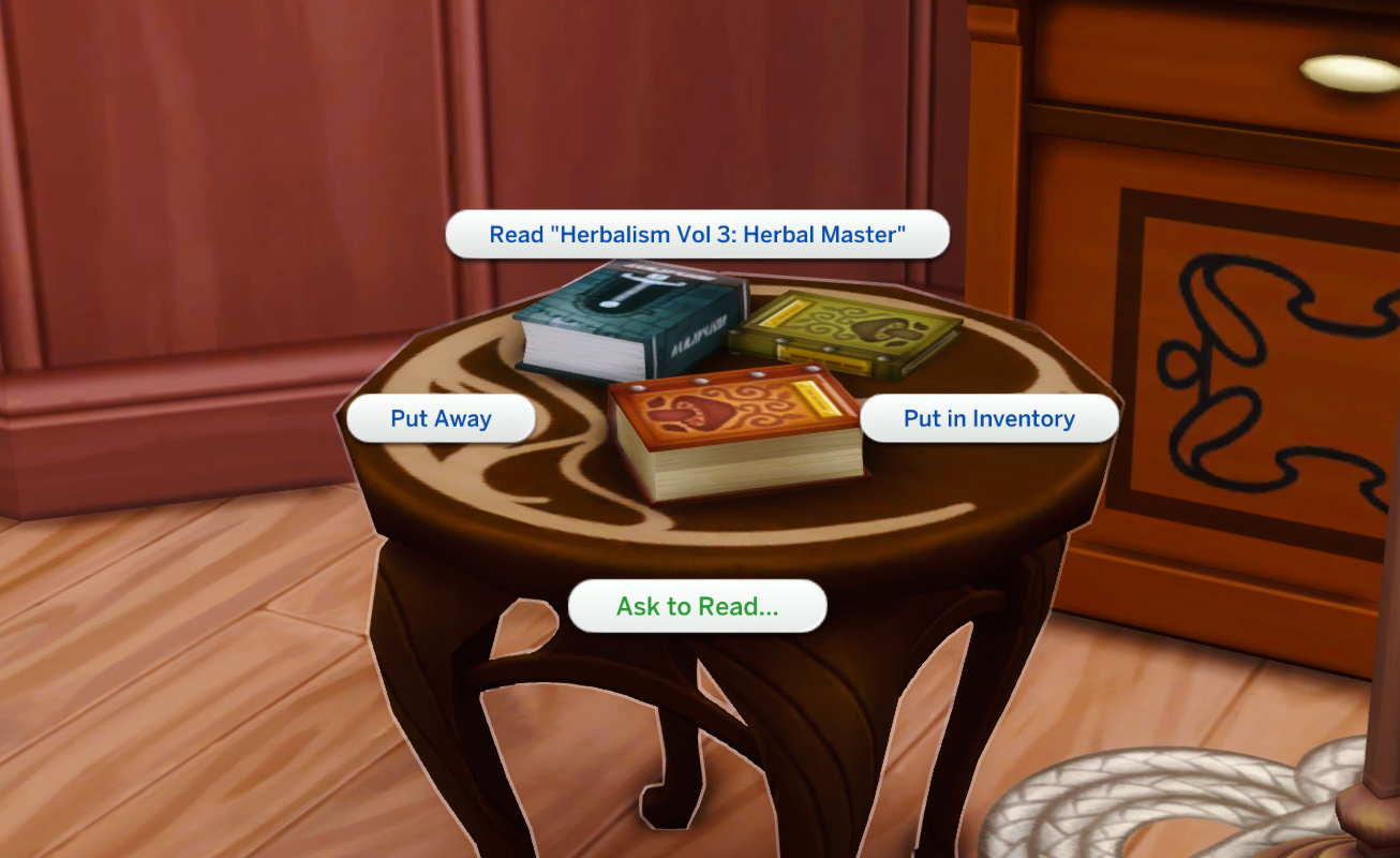 Ask to Read Book - Gallery - The Sims 4 Mods - CurseForge