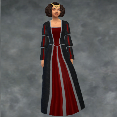 S2 Medieval Dress converted for all ages - The Sims 4 Create a Sim ...