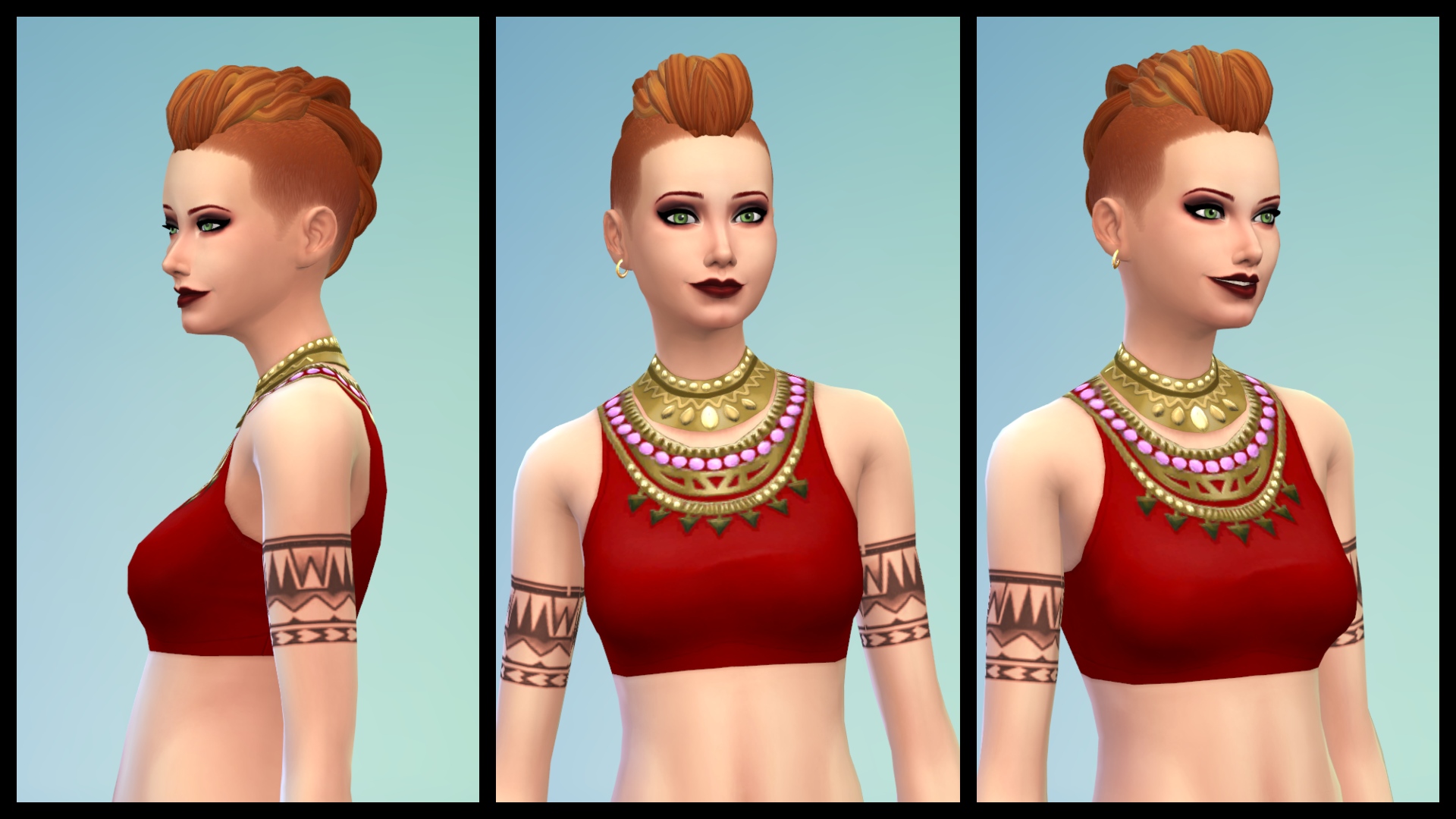 Viking Inspired Braided Hair - The Sims 4 Create a Sim - CurseForge