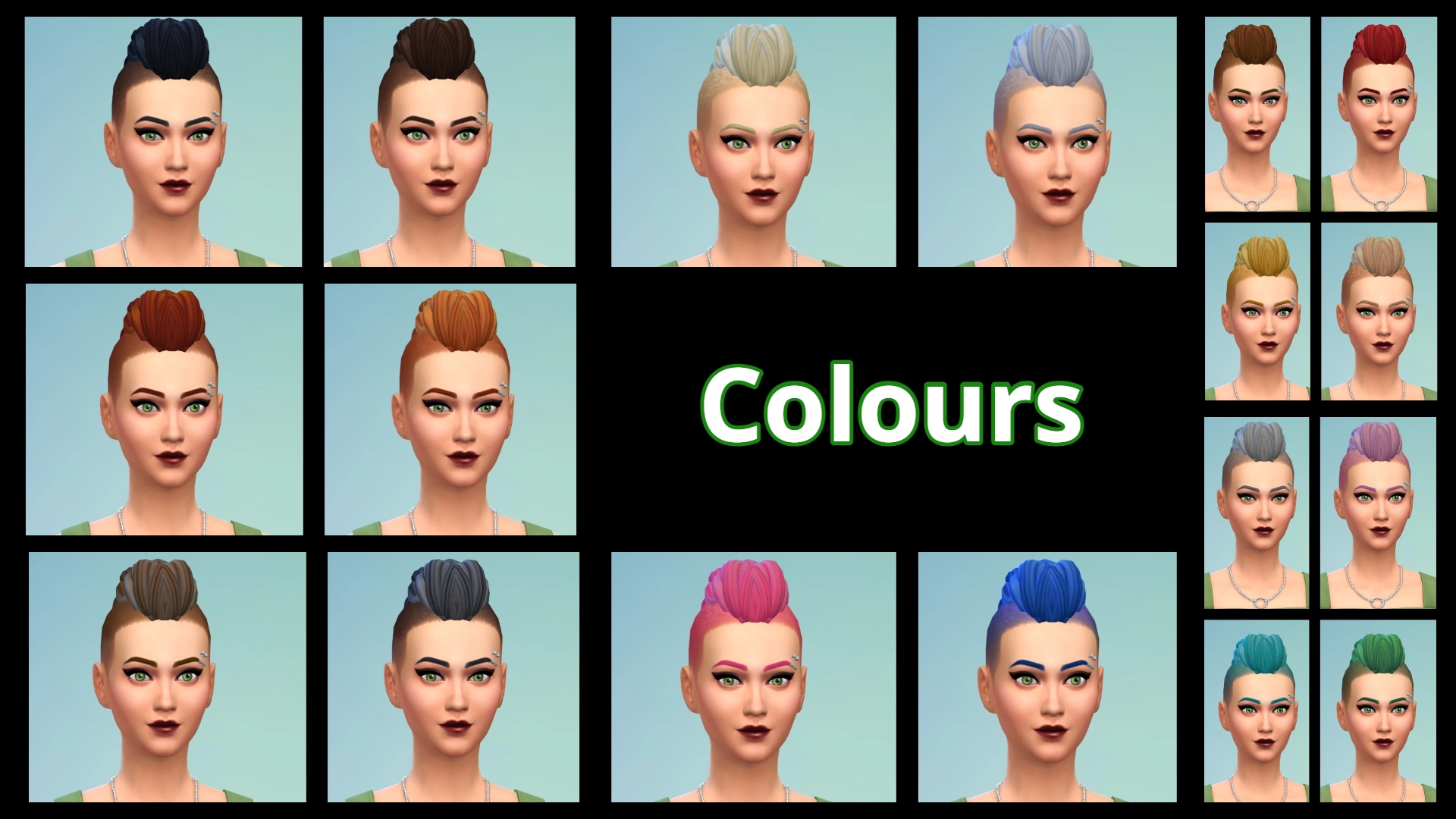Viking Inspired Braided Hair - The Sims 4 Create a Sim - CurseForge