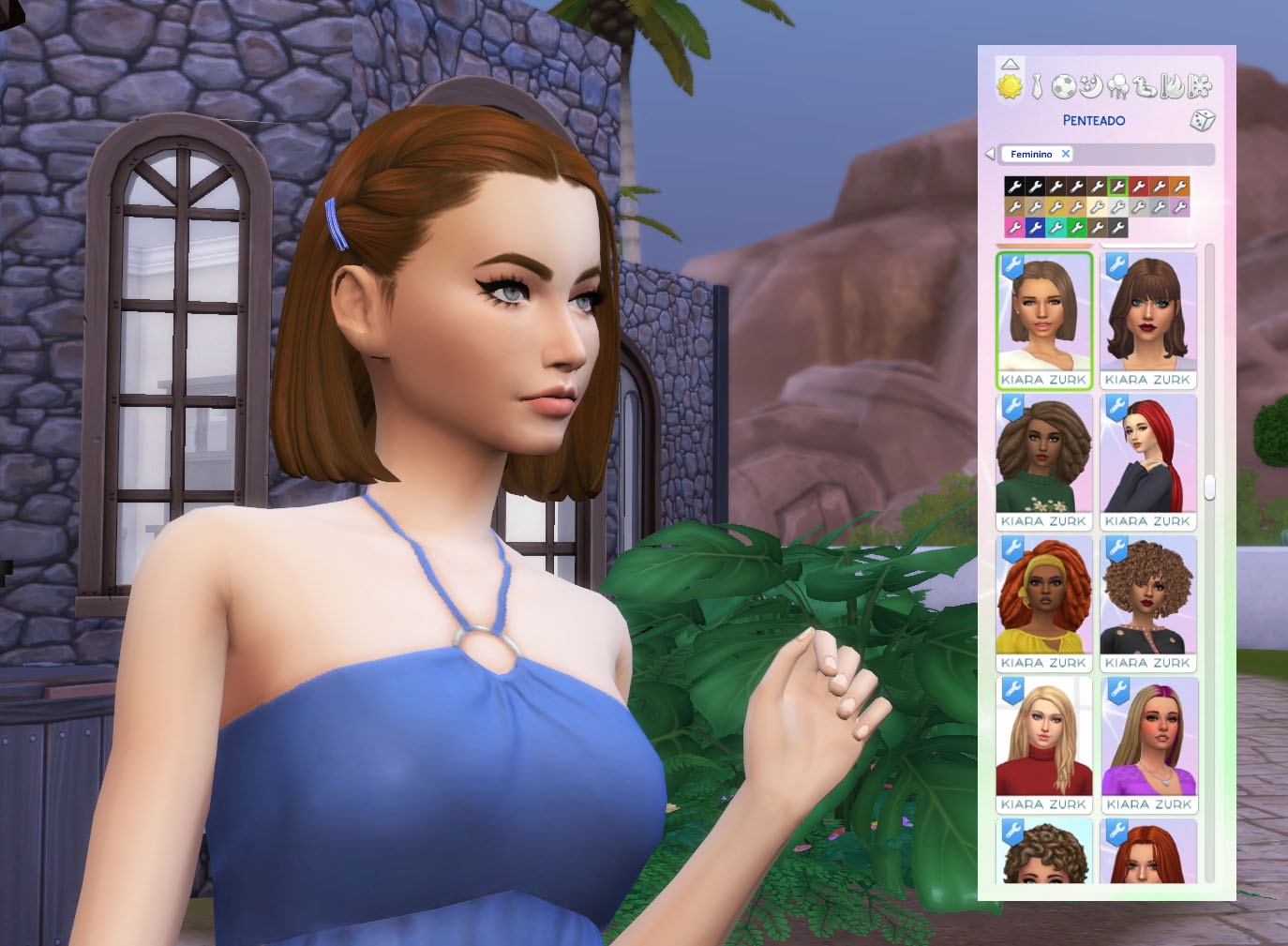 Teresa Hairstyle - The Sims 4 Create a Sim - CurseForge
