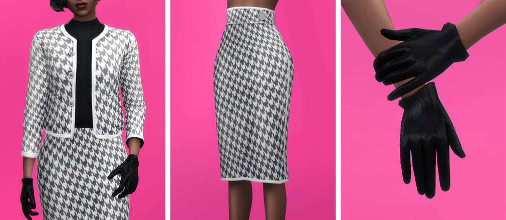 Lady Jackie Two-piece suit & Gloves Set - Rusty x Sentate Collaboration ...