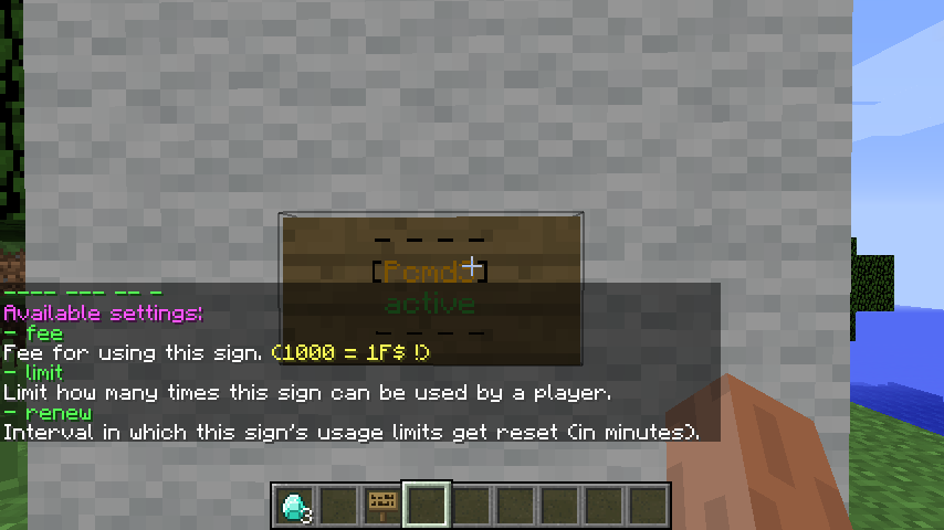 Payable Command Signs - Minecraft Mods - CurseForge