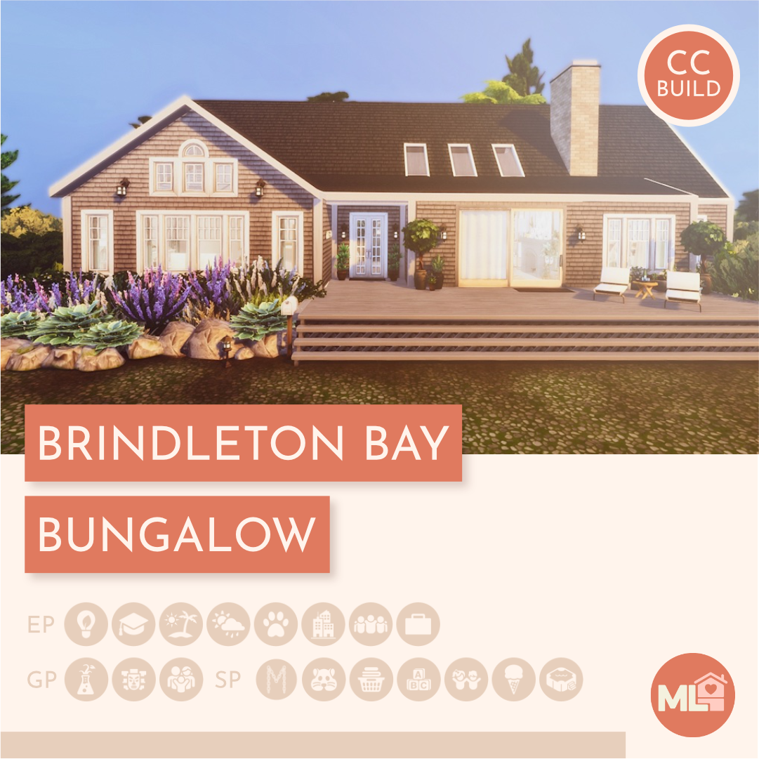 Brindleton Bay Bungalow - The Sims 4 Rooms / Lots - CurseForge