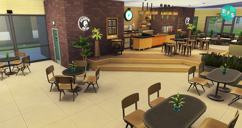 Funny Day Café (With CC) - The Sims 4 Rooms / Lots - CurseForge