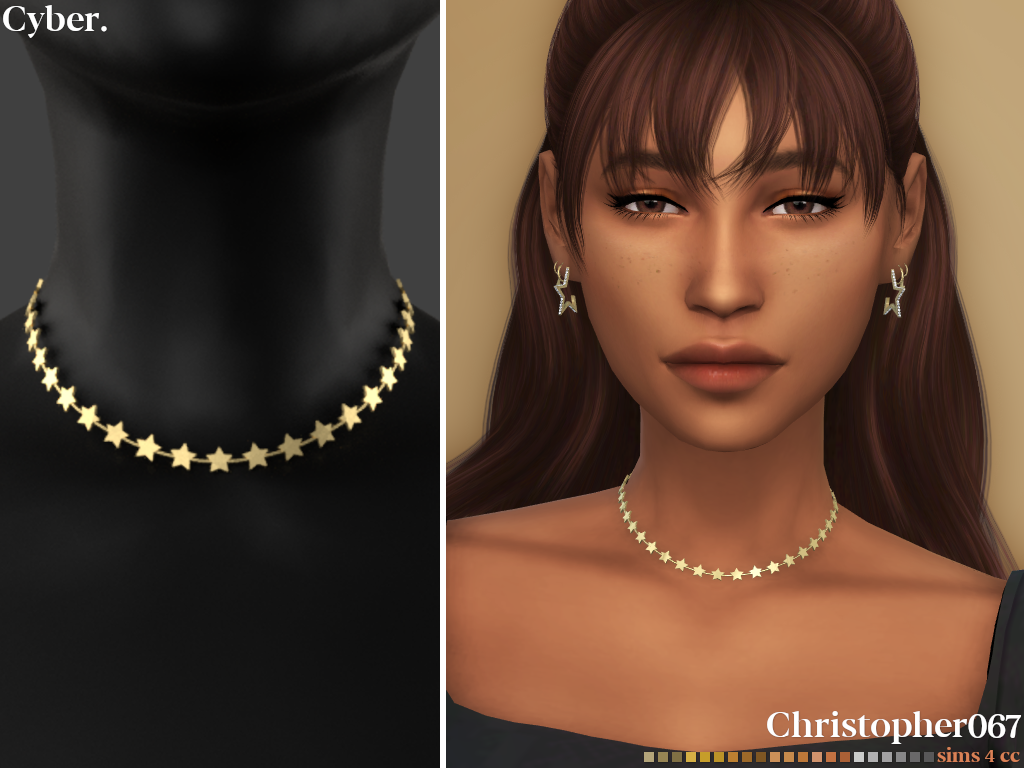 Cyber Necklace - The Sims 4 Create a Sim - CurseForge
