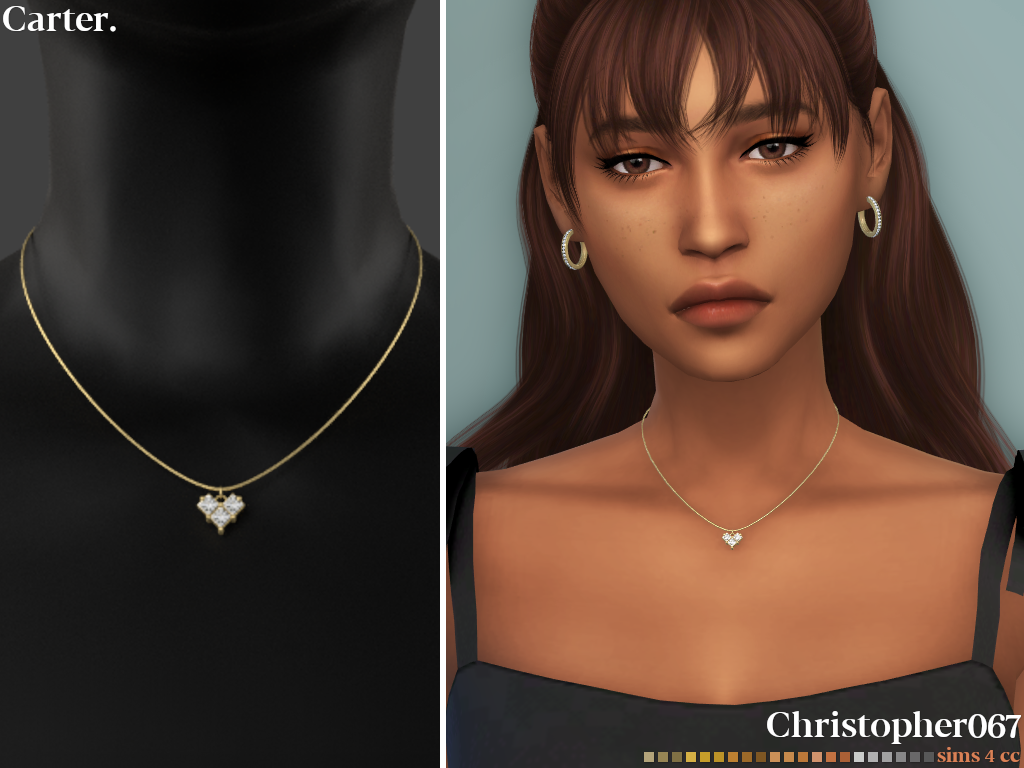 Carter Necklace Separated - The Sims 4 Create a Sim - CurseForge