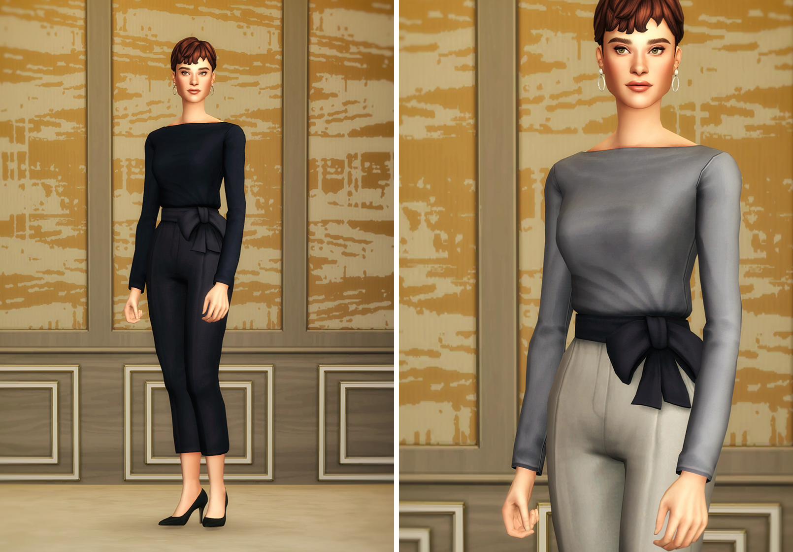 Sabrina Jumpsuit - For Audrey IV - The Sims 4 Create a Sim - CurseForge