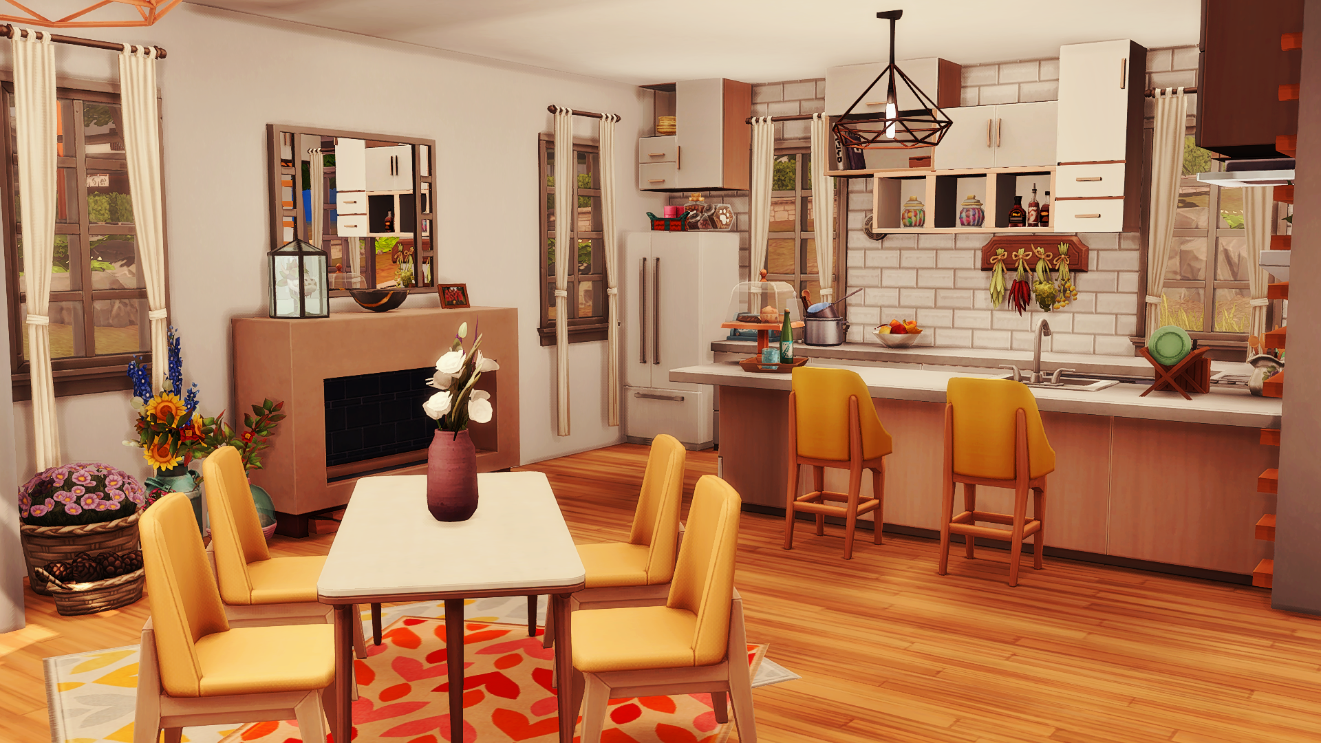 Red & white house - Gallery - The Sims 4 Rooms / Lots - CurseForge