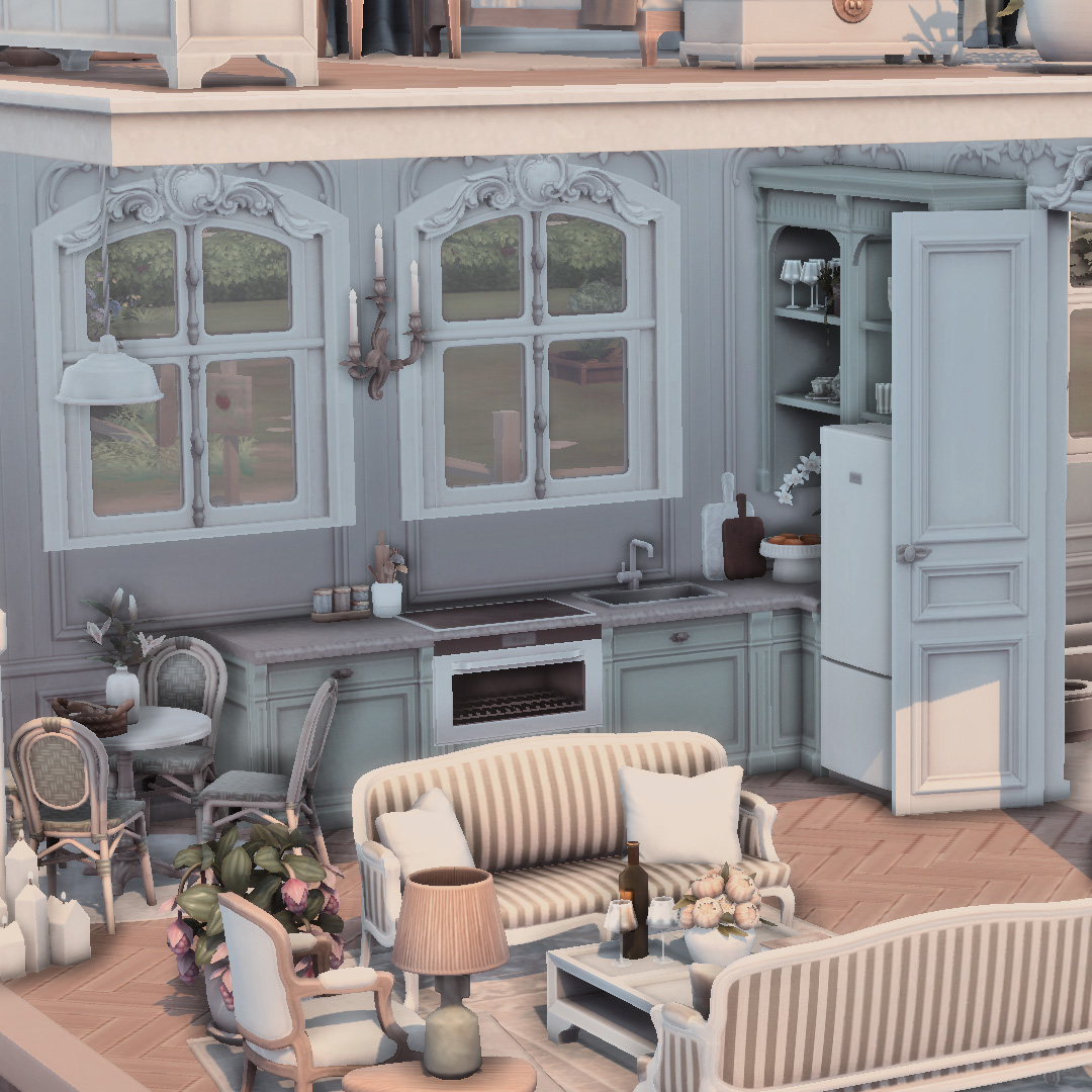 Parisian chic loft - The Sims 4 Rooms / Lots - CurseForge