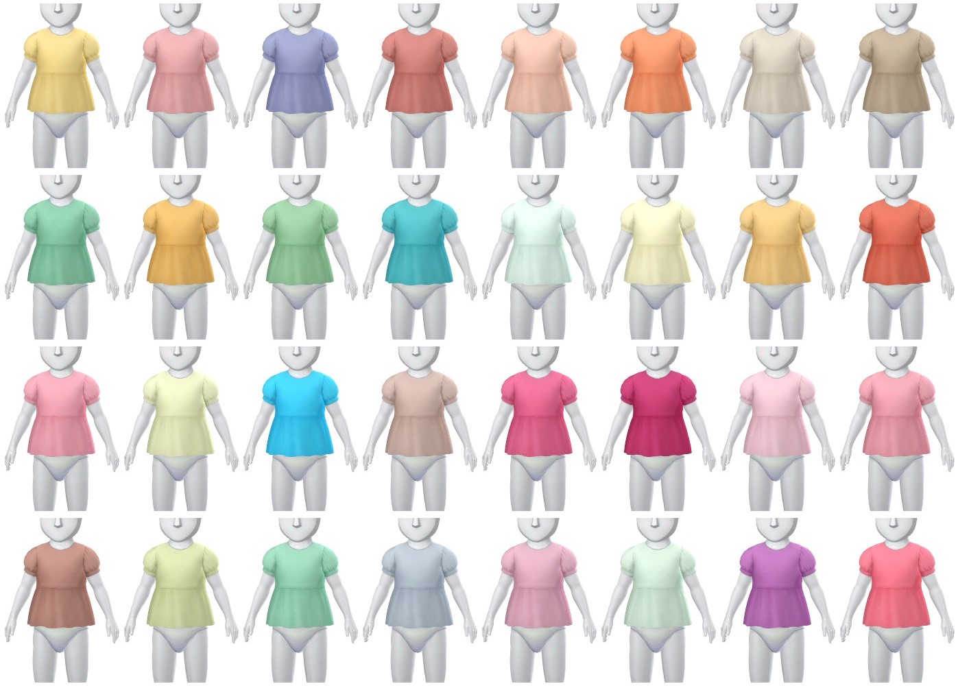 RITA - toddler top - The Sims 4 Create a Sim - CurseForge