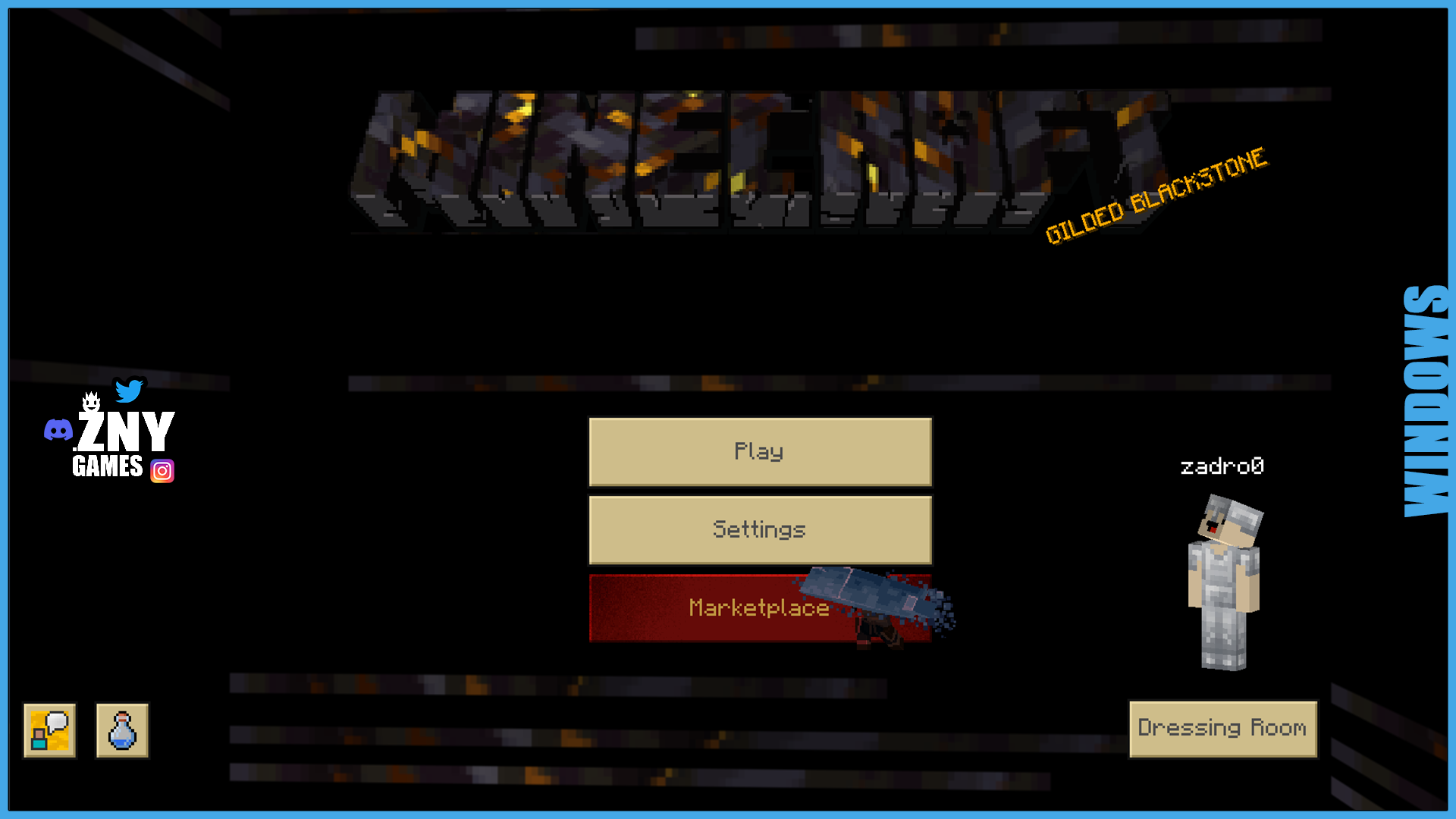 GILDED BLACKSTONE [GUI Pack] - Minecraft Bedrock Addons - CurseForge