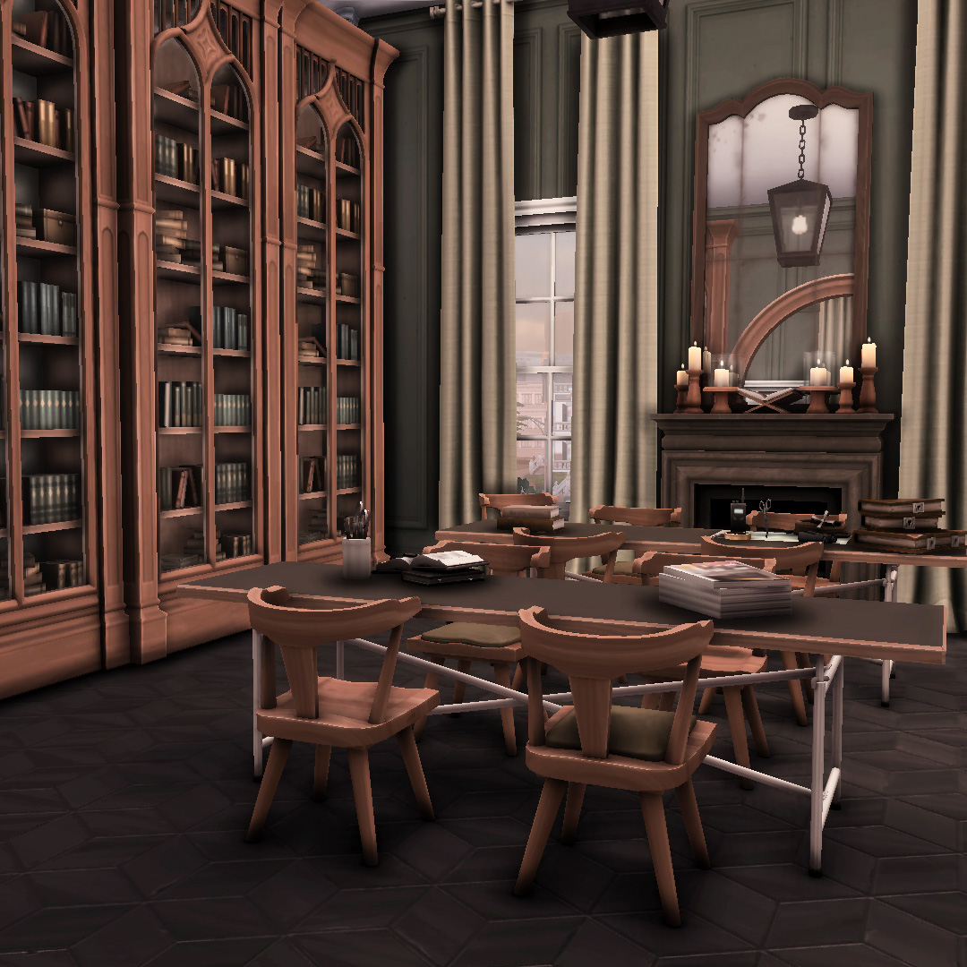 University student commons /Library - The Sims 4 Rooms / Lots - CurseForge