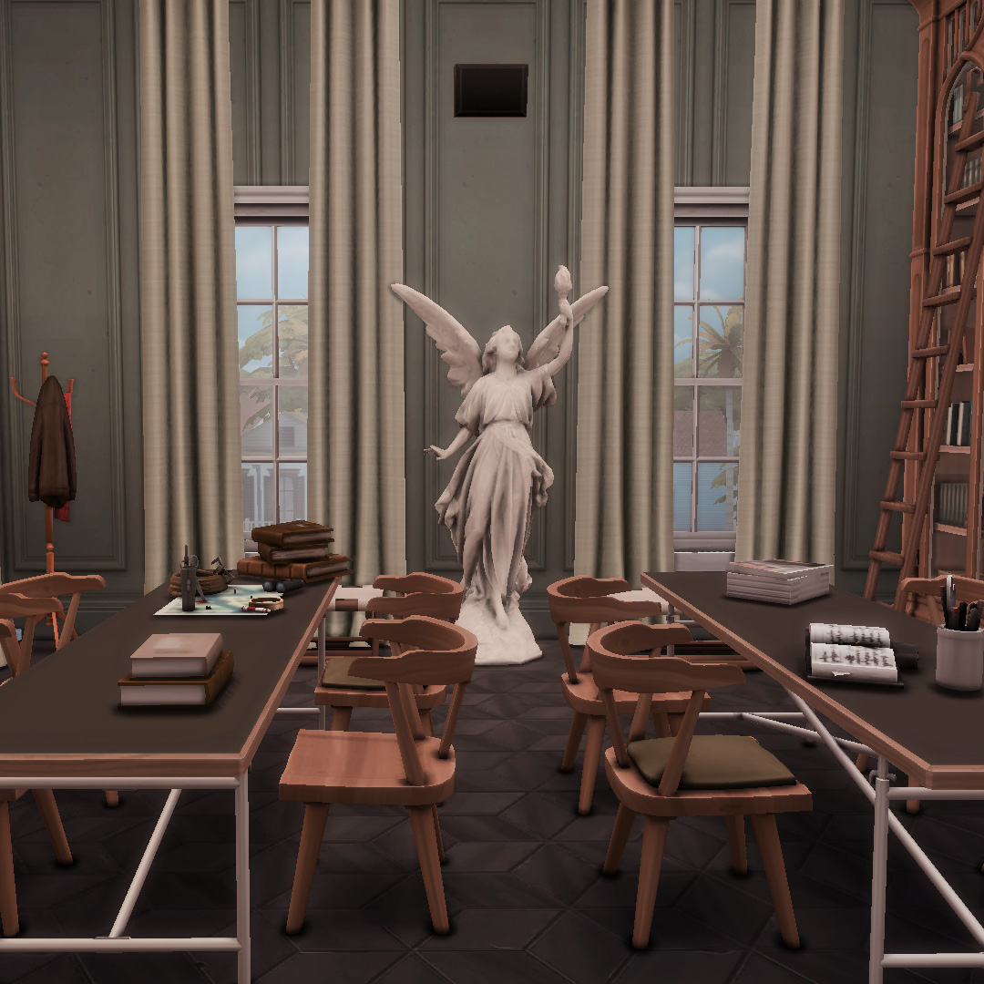University student commons /Library - The Sims 4 Rooms / Lots - CurseForge