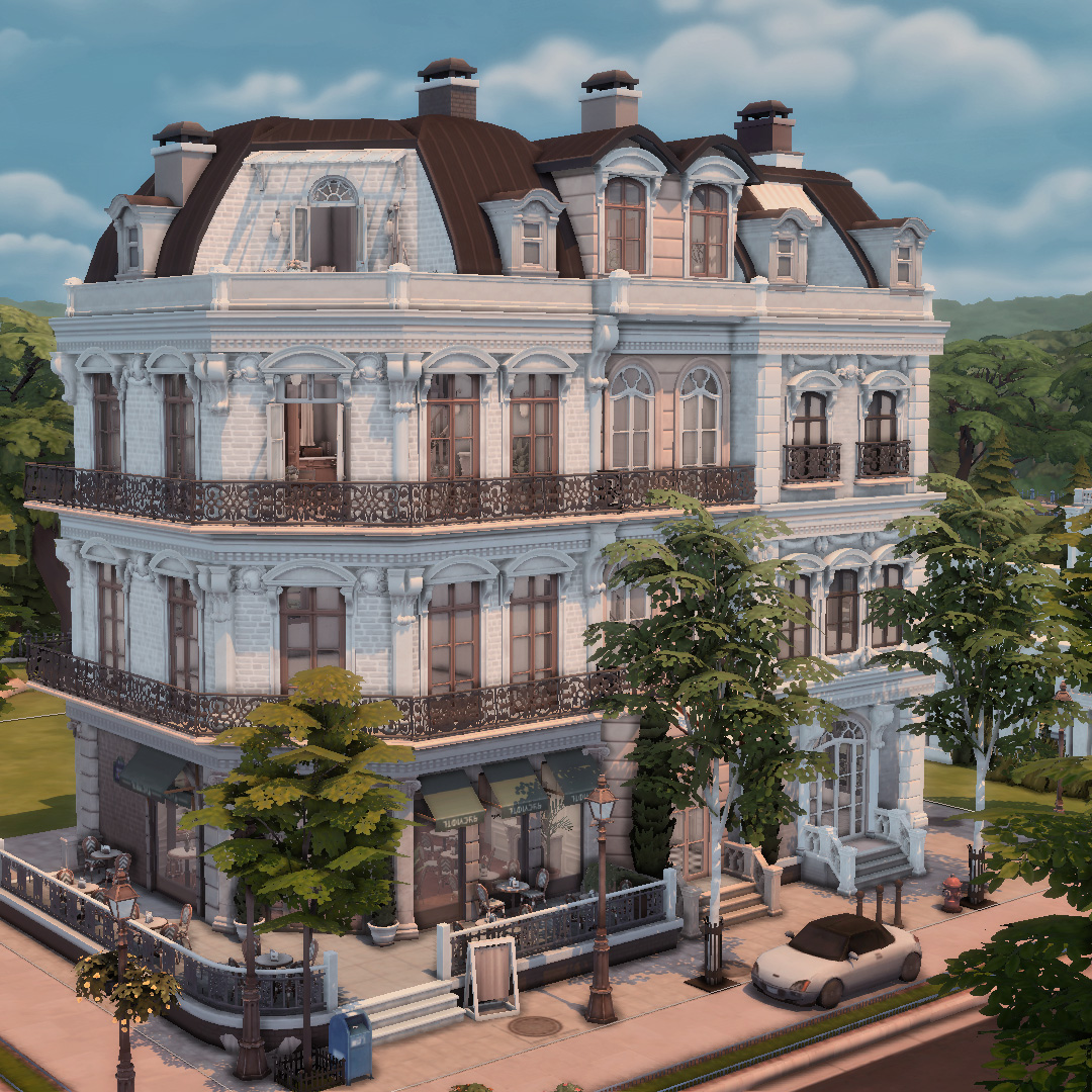 Parisian café - The Sims 4 Rooms / Lots - CurseForge