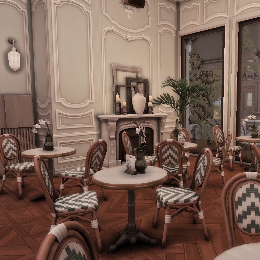 Parisian café - The Sims 4 Rooms / Lots - CurseForge